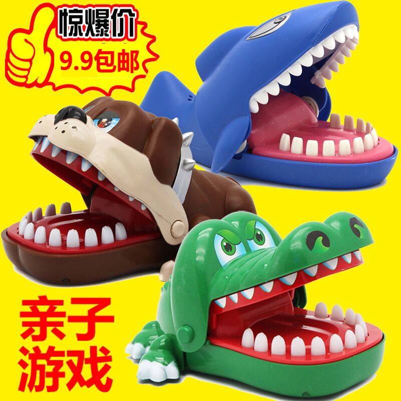 Bite Finger Big Mouth Crocodile Toy Biting Shark Biting Toy Tooth ...