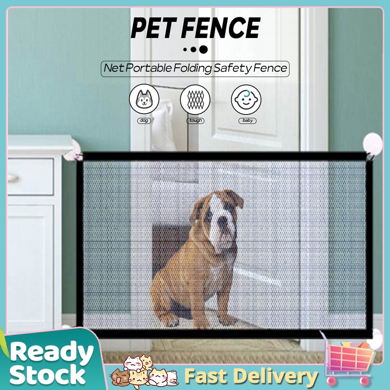 Dog Cat Magic Pet Fence Portable Pet Mesh Net Fence Safe Guard Fences ...