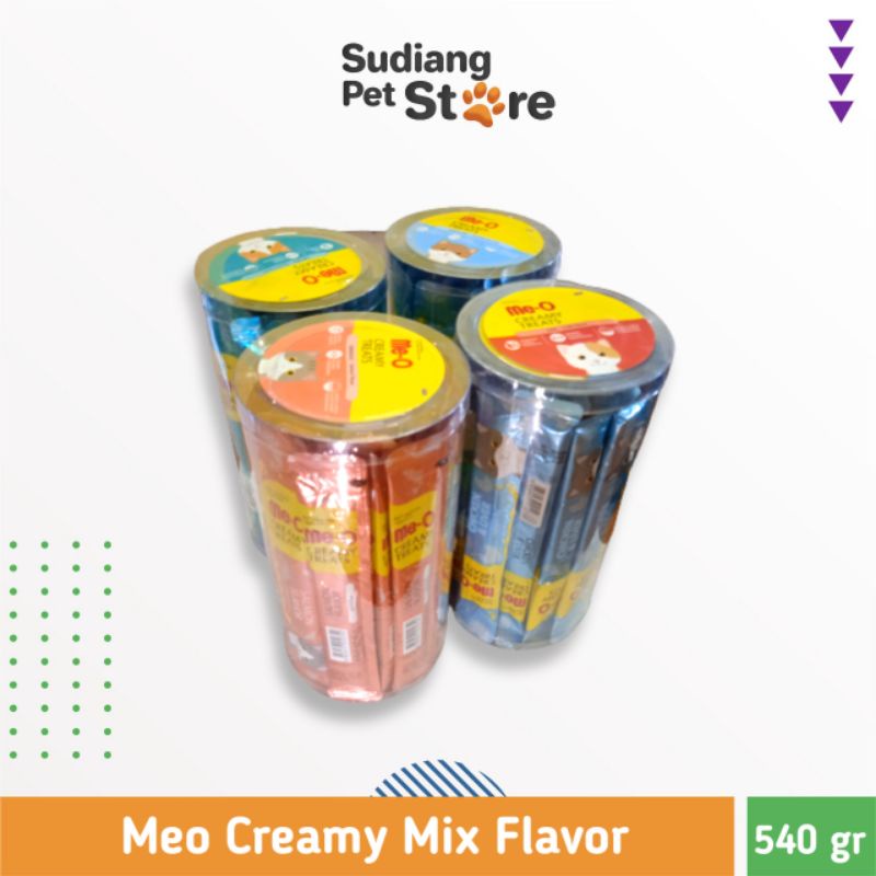 Meo Creamy Mix Flavor Cat Treats Food Cat Snacks 36 pcs | Shopee ...