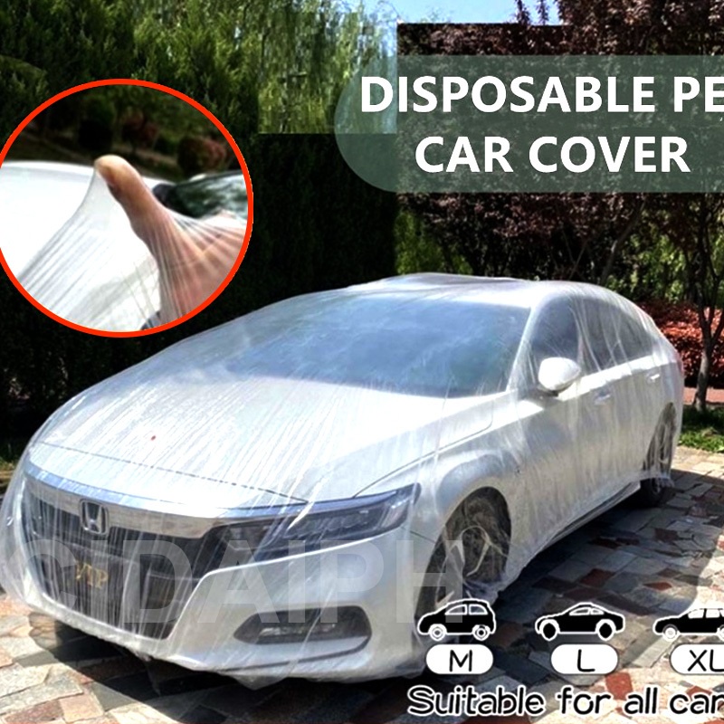 High Quality Thickened Plastic Car Cover PE Film Disposable Plastic Car ...