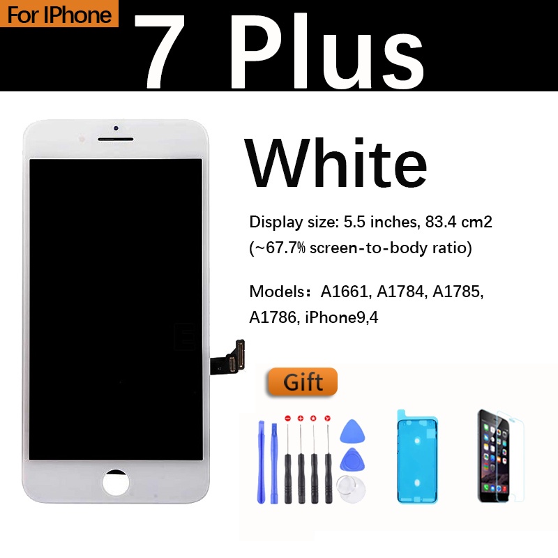 LCD Display For iPhone 5 5C 5S SE 6 6S 7 8 Plus Touch Screen Replacement For iphone 7G 7P 8G 8 ...