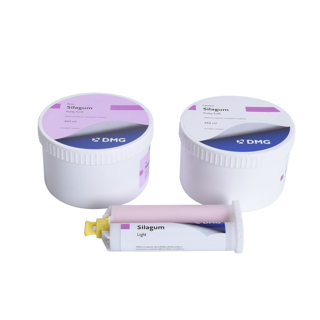 DMG Silagum silicone rubber impression Putty soft light dental material ...