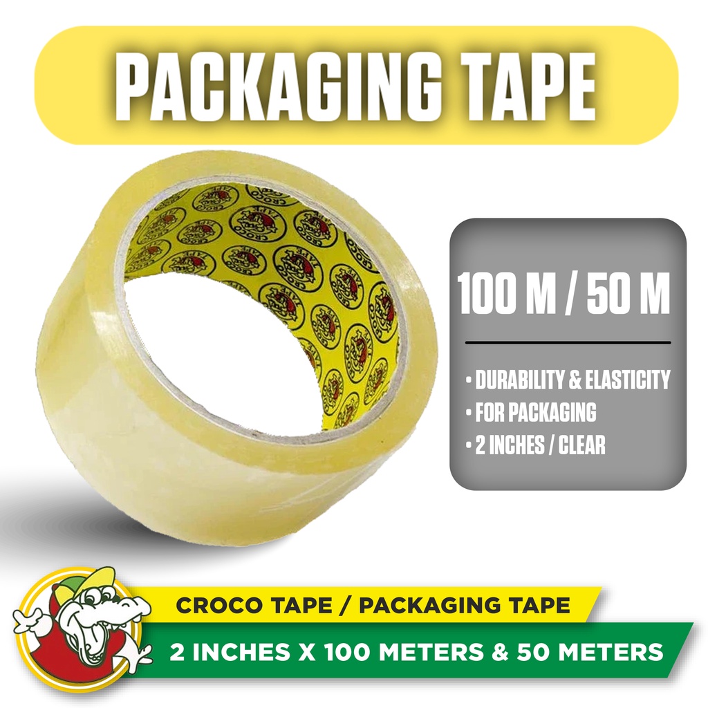Croco Packaging Tape 6pcs 2 Inches X (50meters & 100meters & 200meters ...