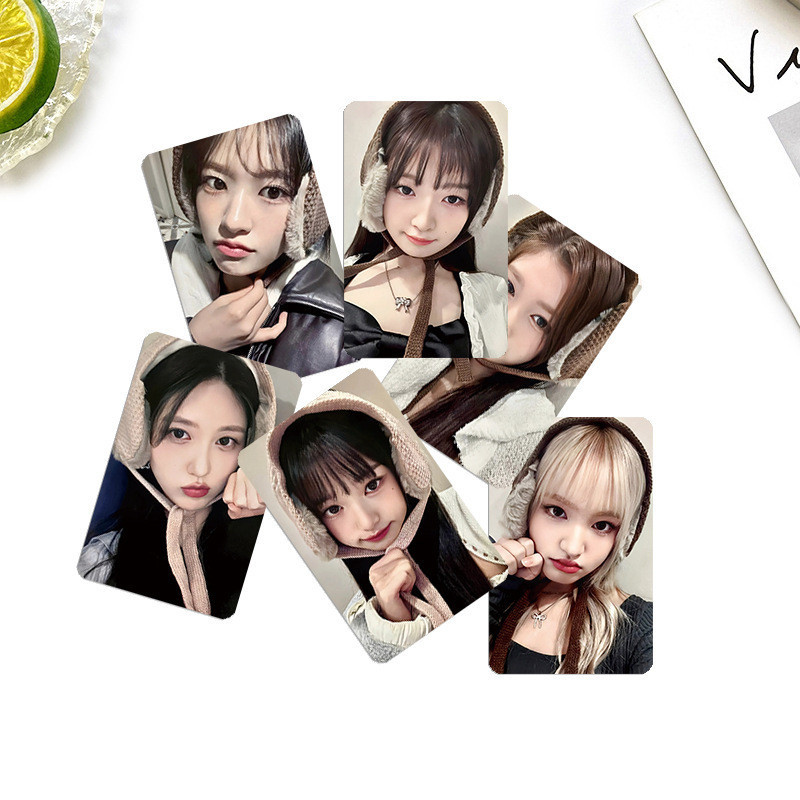 2-7pcs/set IVE selfie Lomo Cards HAPA KRISTIN 1st EP I'VE MINE ID Photo Photocards Special ...