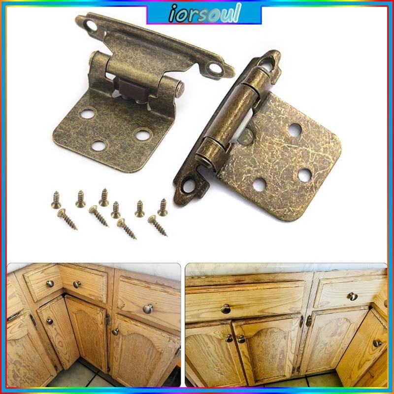 IOR Antique Kitchen Cabinet Hinges Self Closing Flush Mount Cabinet ...