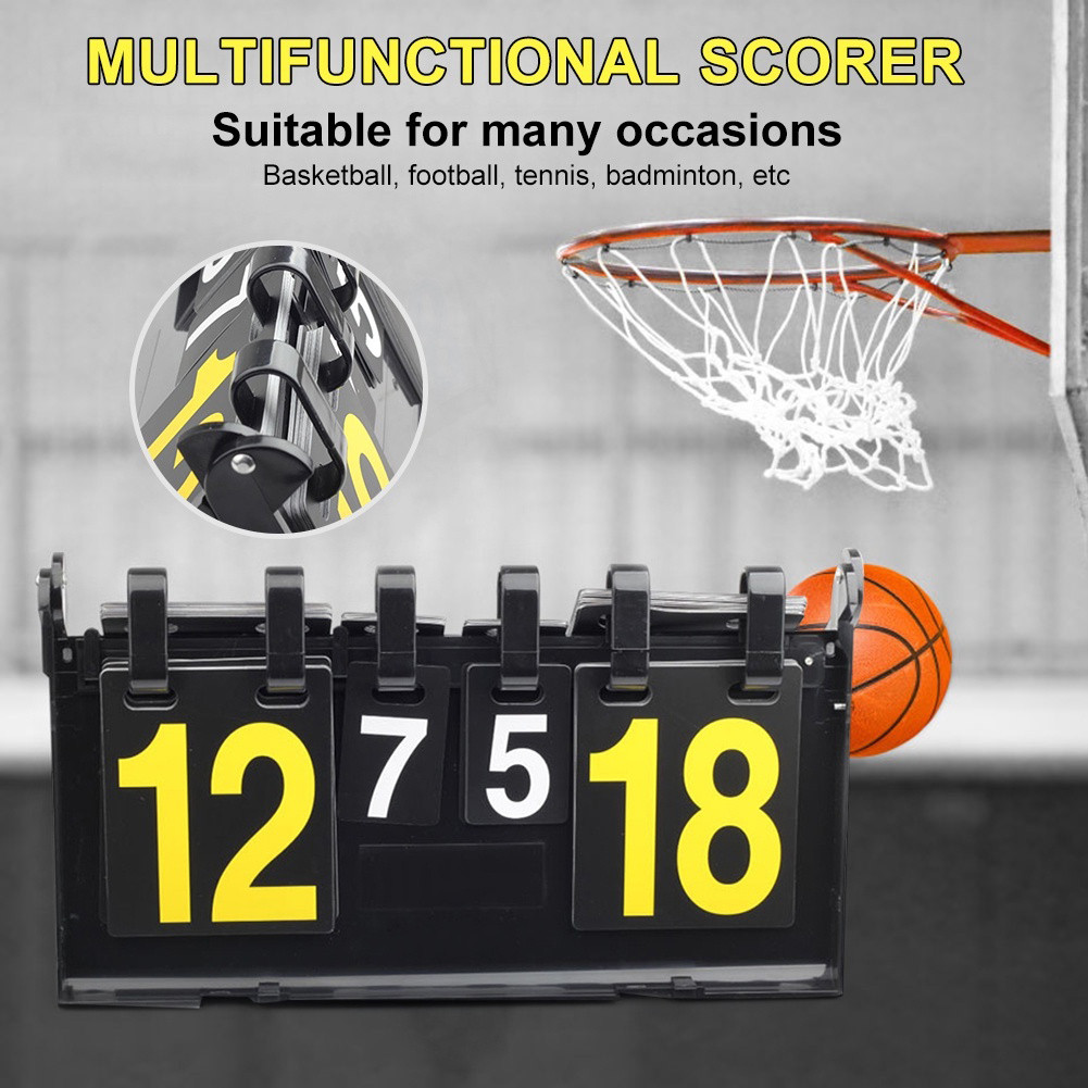 4-Digit Score Board Volleyball Basketball Table Tennis Scoreboard ...