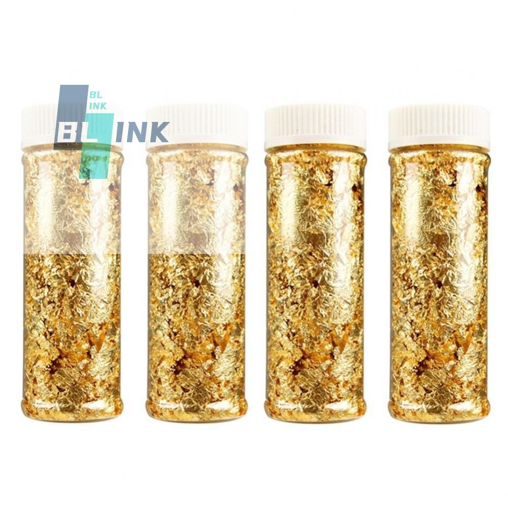 Edible Genuine Gold Leaf Flakes for Culinary Masterpieces 4PCS 2g 24K ...
