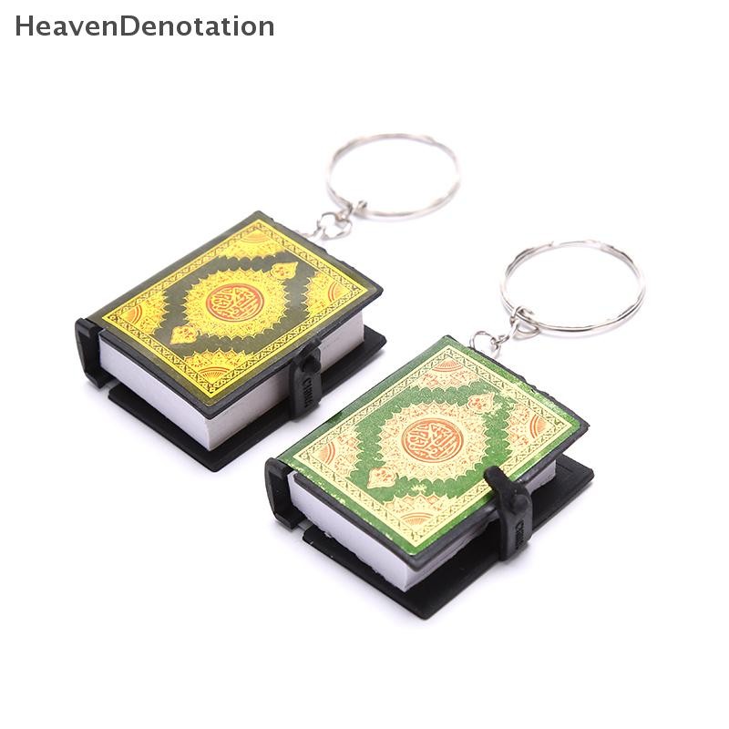 HCC Mini Arabic Quran Islamic Keychain Allah Real Paper Can Read ...