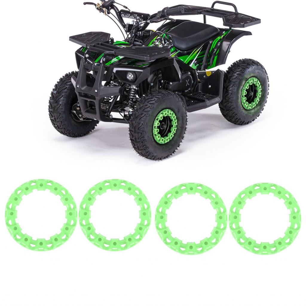 Wowowi Strong Plastic 10 Inch Universal ATV Wheel Trim Hub Protectors ...