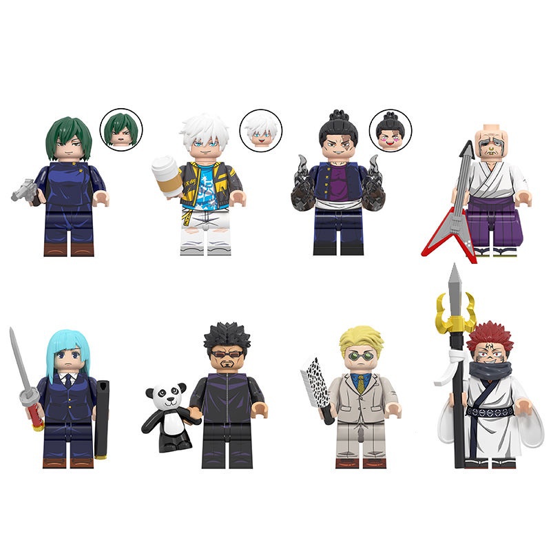 Jujutsu Kaisen Anime Minifigures Gojo Satoru WM6149 Building Block ...
