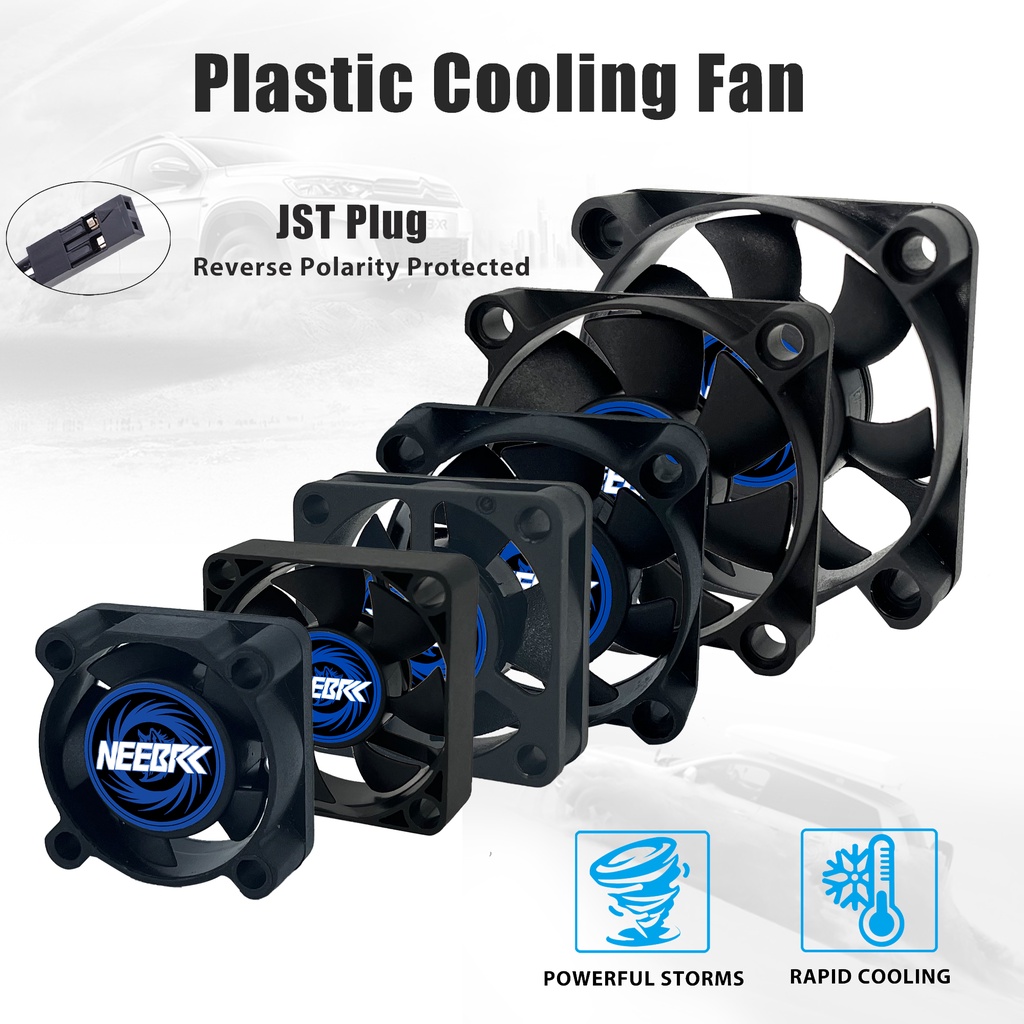 25/30/35/40/45/50mm RC Cooling Fan 5V-12V DC 10000-30000RPM High Wind ...