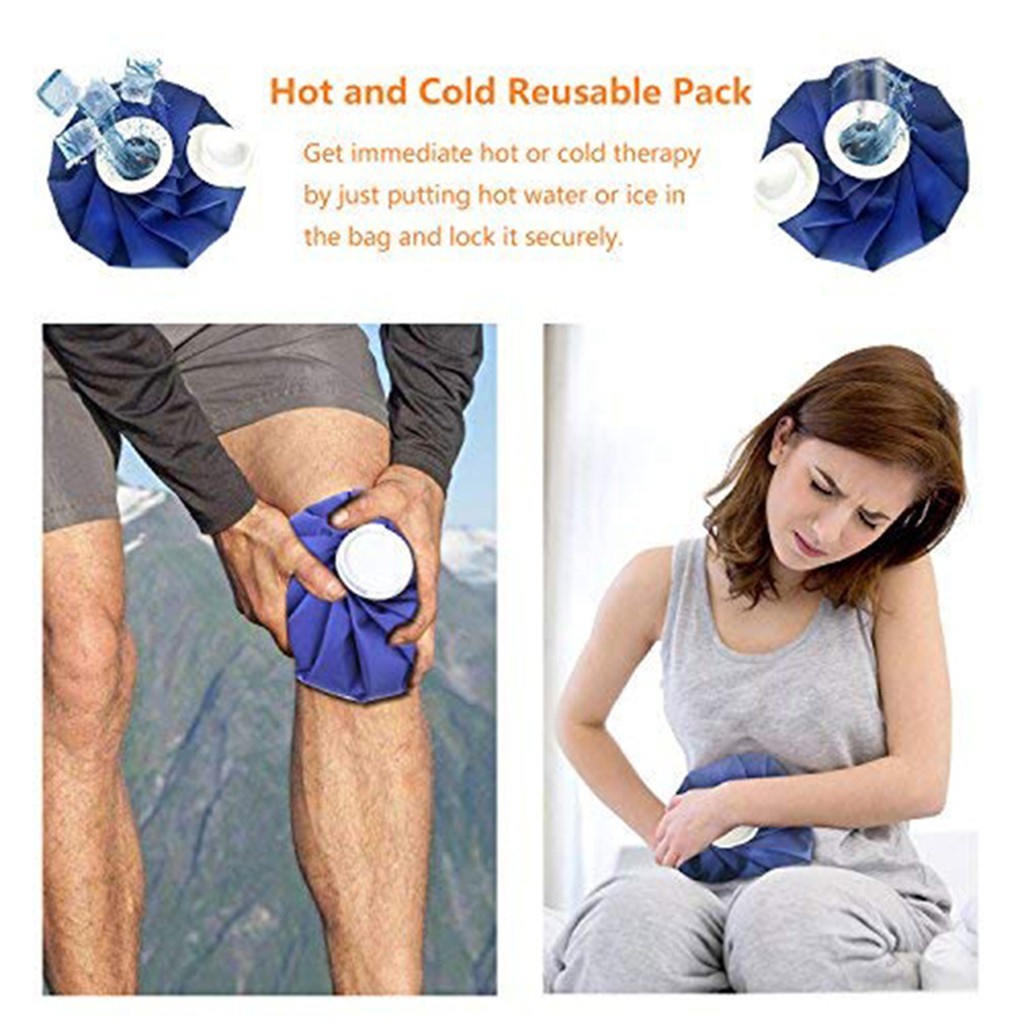 Hot/cold Reusable Pack Injury First Aid Ice Bag Pain Relief Hot Cold ...
