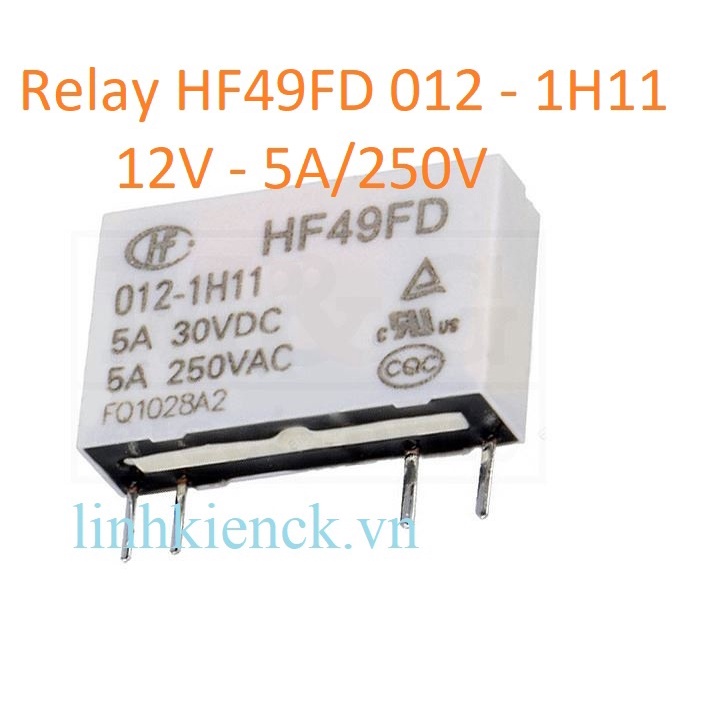Relay HF49FD-012-1H11 HF49FD-012 HF49FD 12V 5A/250v 4PIN (new genuine ...