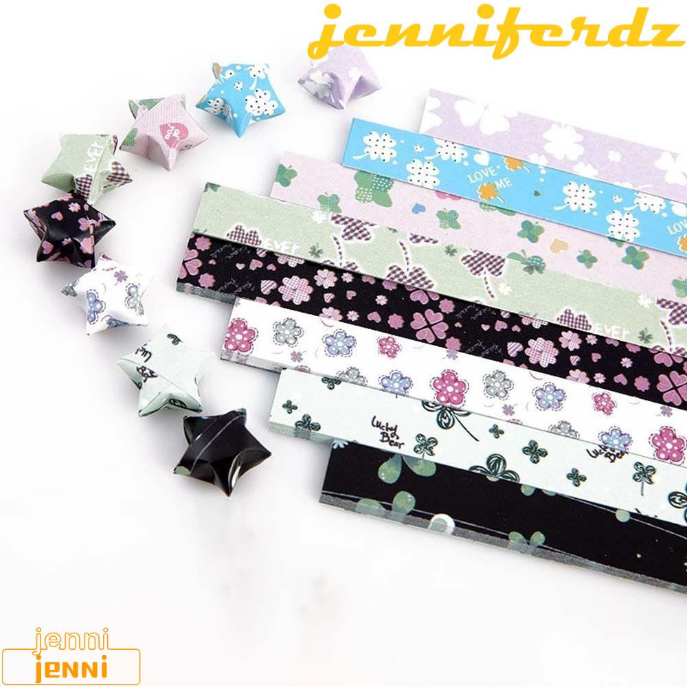 JENNIFERDZ Origami Stars Paper Strips Lucky Star For Kids Strips ...