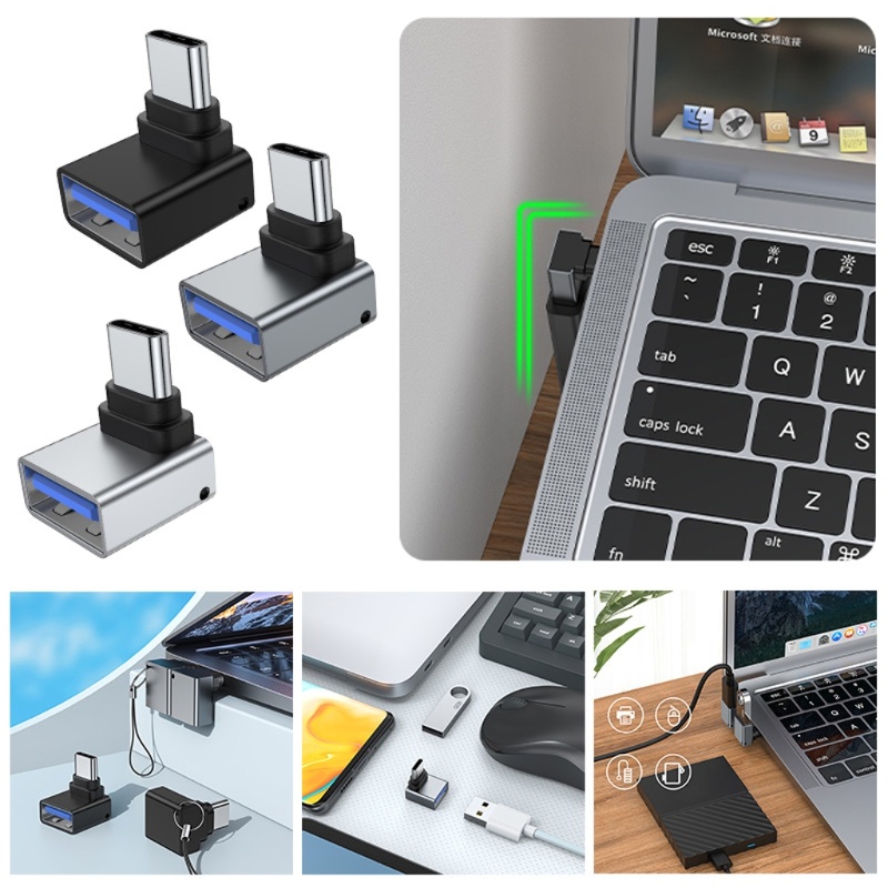 Cons USB 3 0 Female to Type C Male 90 Degree Right Angle Extension ...