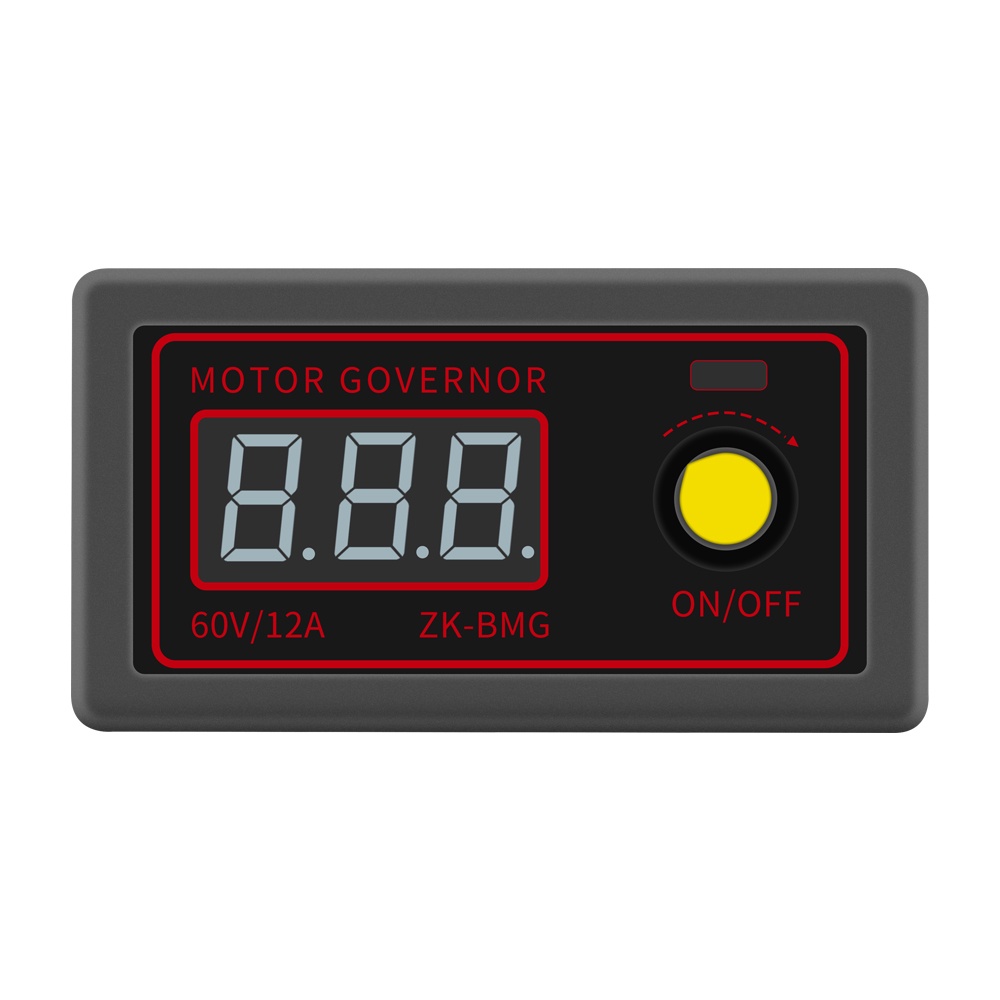 9-60V DC Motor Speed Controller PWM Adjustable Speed Digital Display ...
