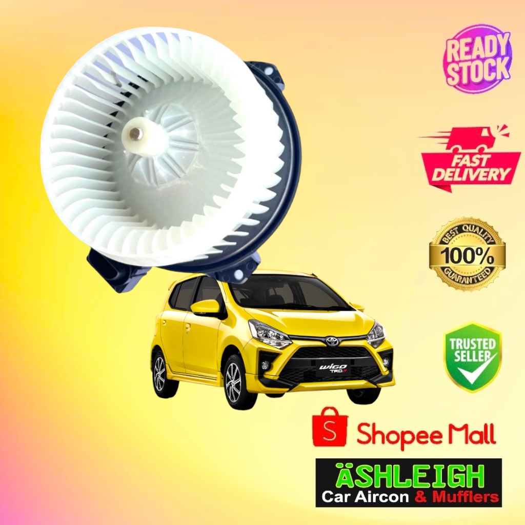 Ashleigh Toyota Wigo 2nd Gen Blower Motor Assembly Car Aircon High ...