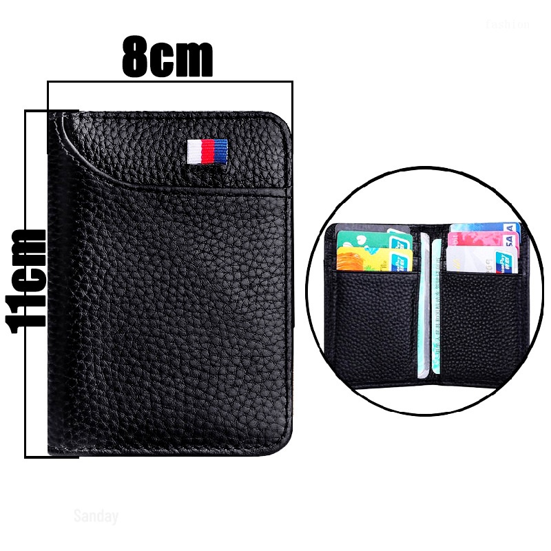 9 Pocket Card Wallet Ultra Thin Mens Card Holder Multi Functional ...