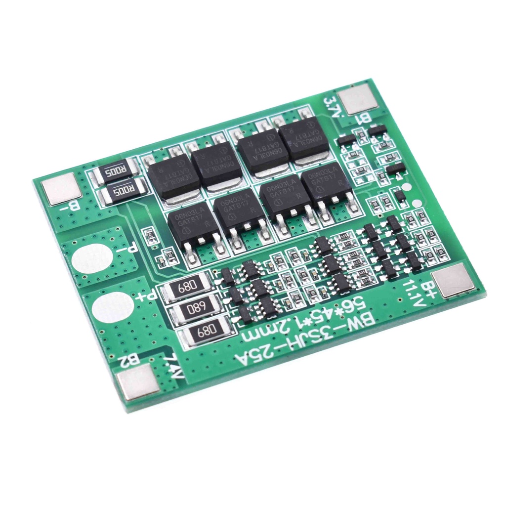 3S 25A 18650 BMS PCM Board BMS PCM With Balance Module | Shopee Philippines