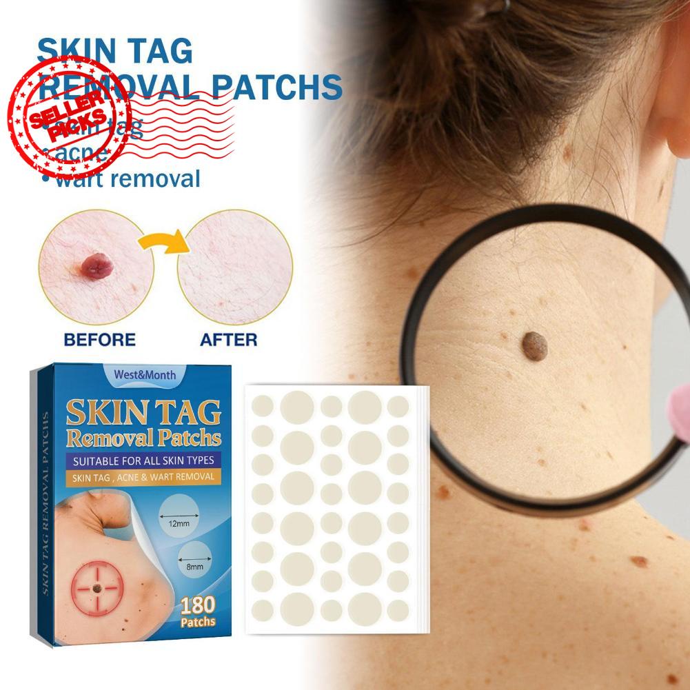180pcs/box Warts Remover Patch Skin Tags Pimple Treatments Hydrocolloid ...