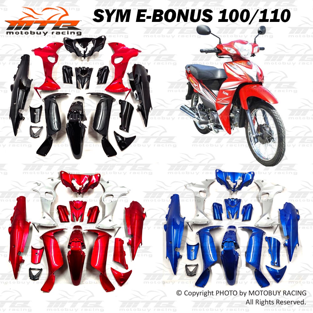 BODY FULL COVER SET SYM E BONUS 100 110 E-BONUS 100 110 | Shopee ...