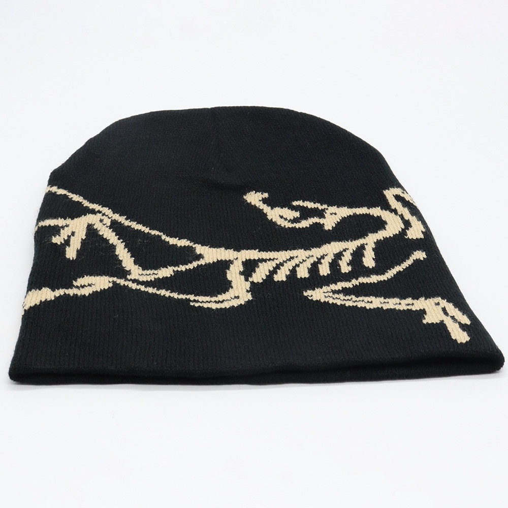 Jacquard Knit Hat Thermal Pullover Hat Fashion Ear Protection Hat ...