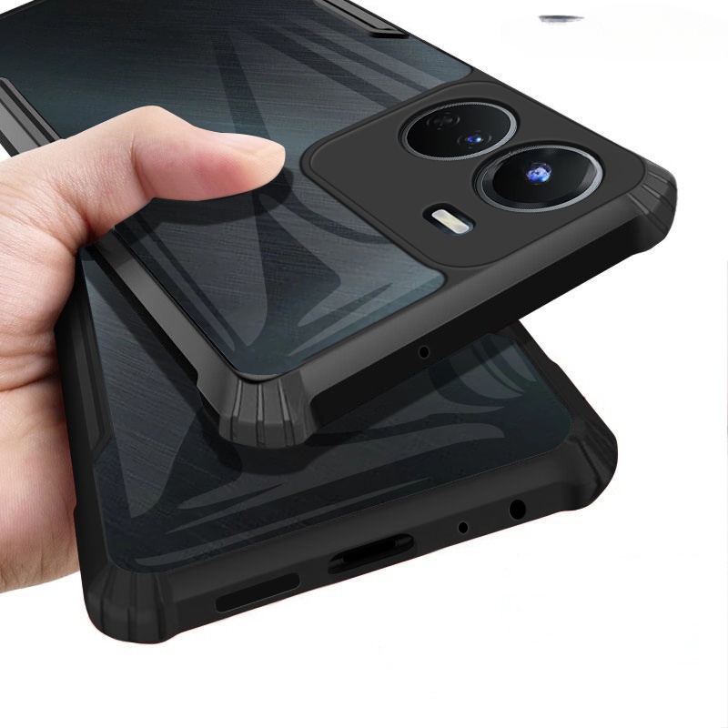 Case For Redmi 14C 13C 12C 13 10C A1 A2 + Note 13 14 M6 Pro 4G 5G Air Cushion Hard Crystal Clear ...