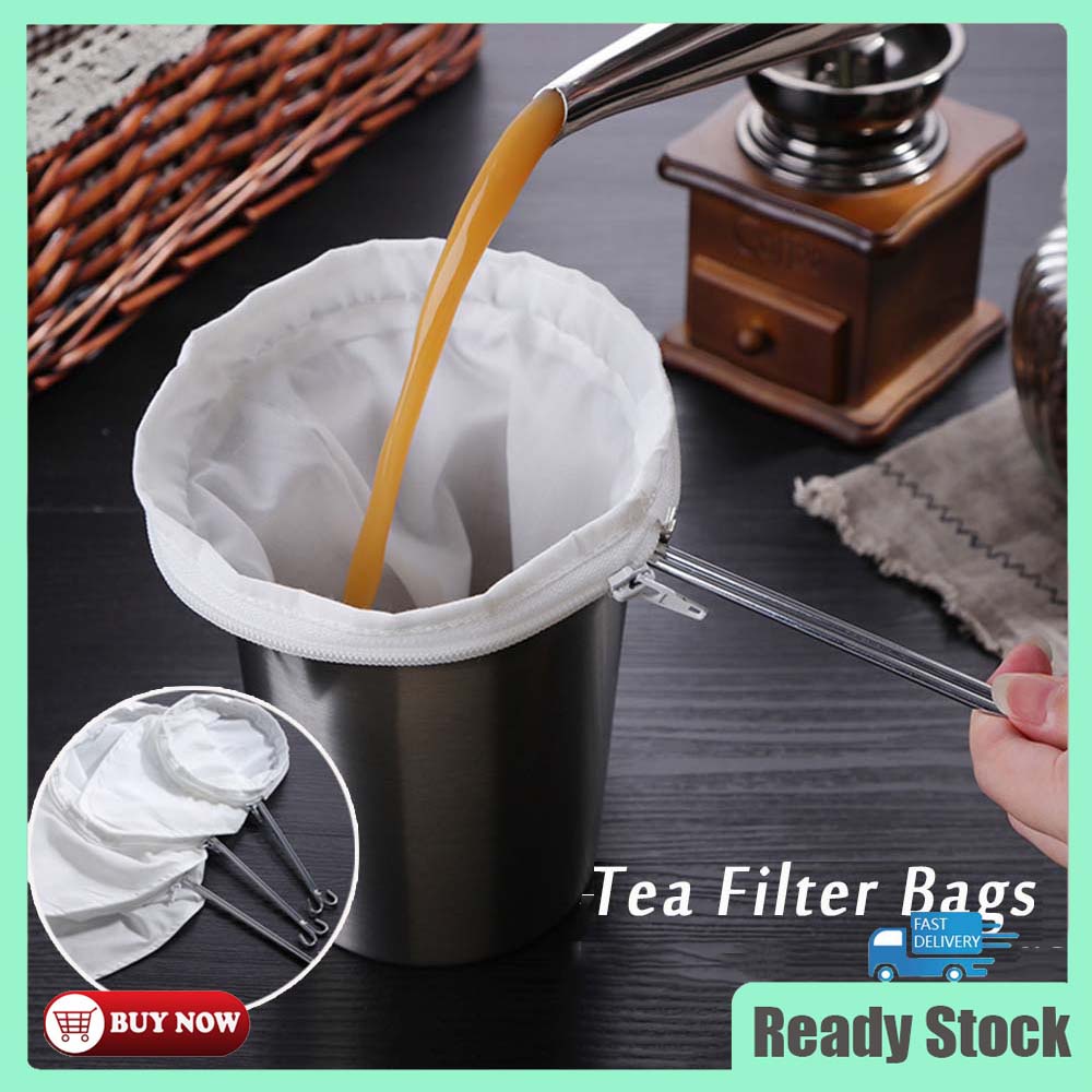 Thai Tea Filter Cloth Milk Tea Strainer Tea Filter Bag Coffee Infuser ...