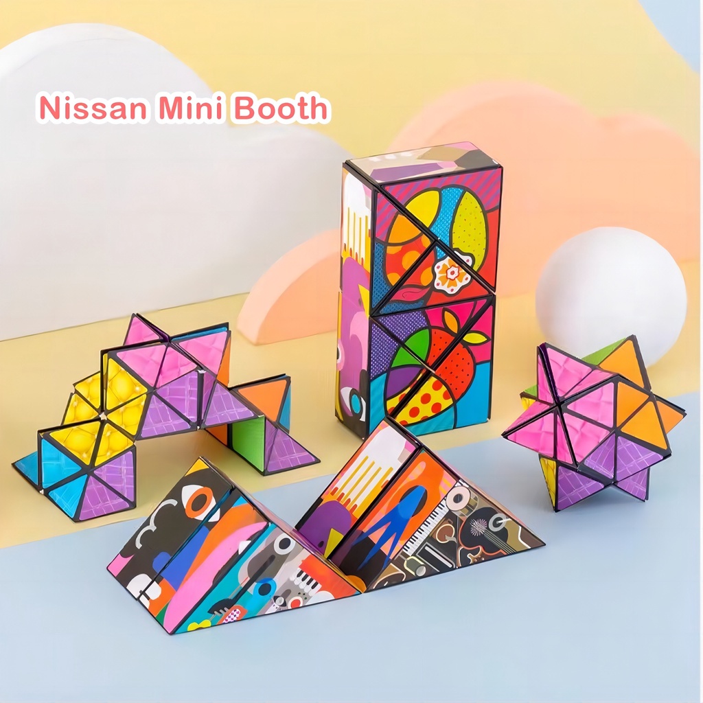Variety Rubik's Cube Geometric Three-Dimensional Rubik's Cube 3D ...