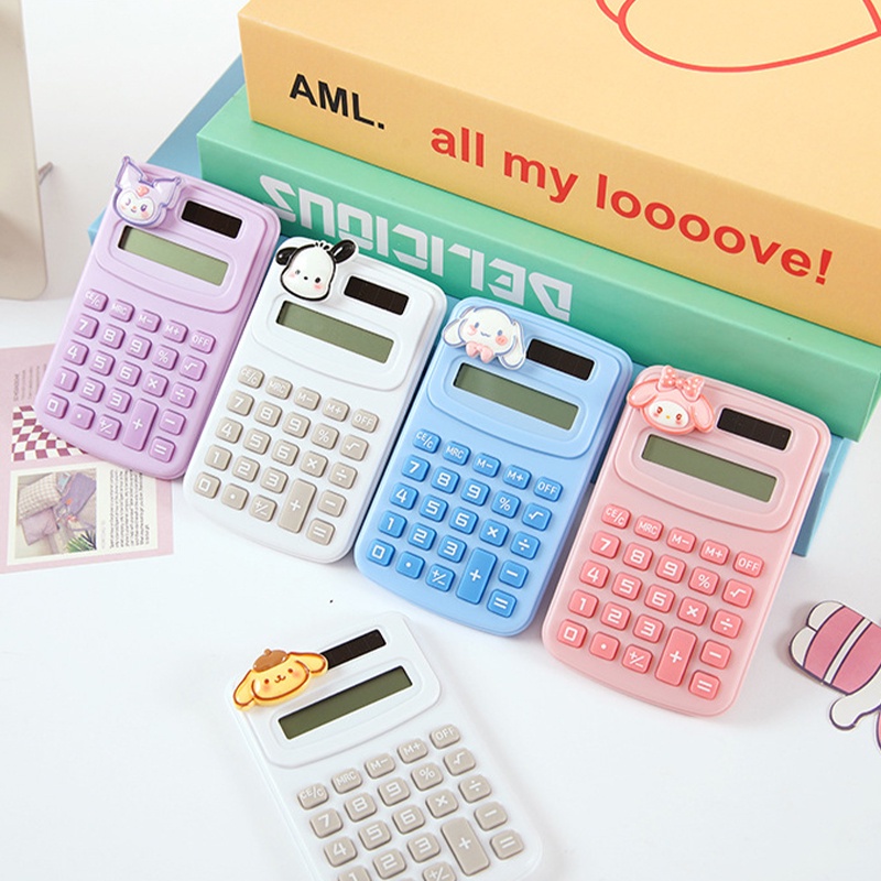 Sanrio Mini Portable Calculator Silicone Pressing Buttons Cartoon ...