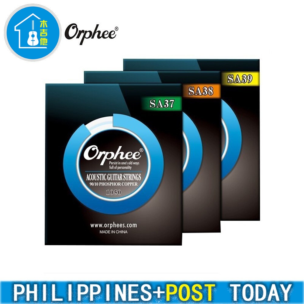 Orphee Series SA37 SA38 SA39 Acoustic Guitar Strings Set Professional ...