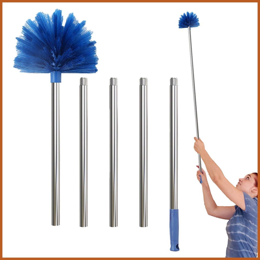 Cobweb Brush with Extension Pole Extendable Sturdy Dusters for Cleaning ...