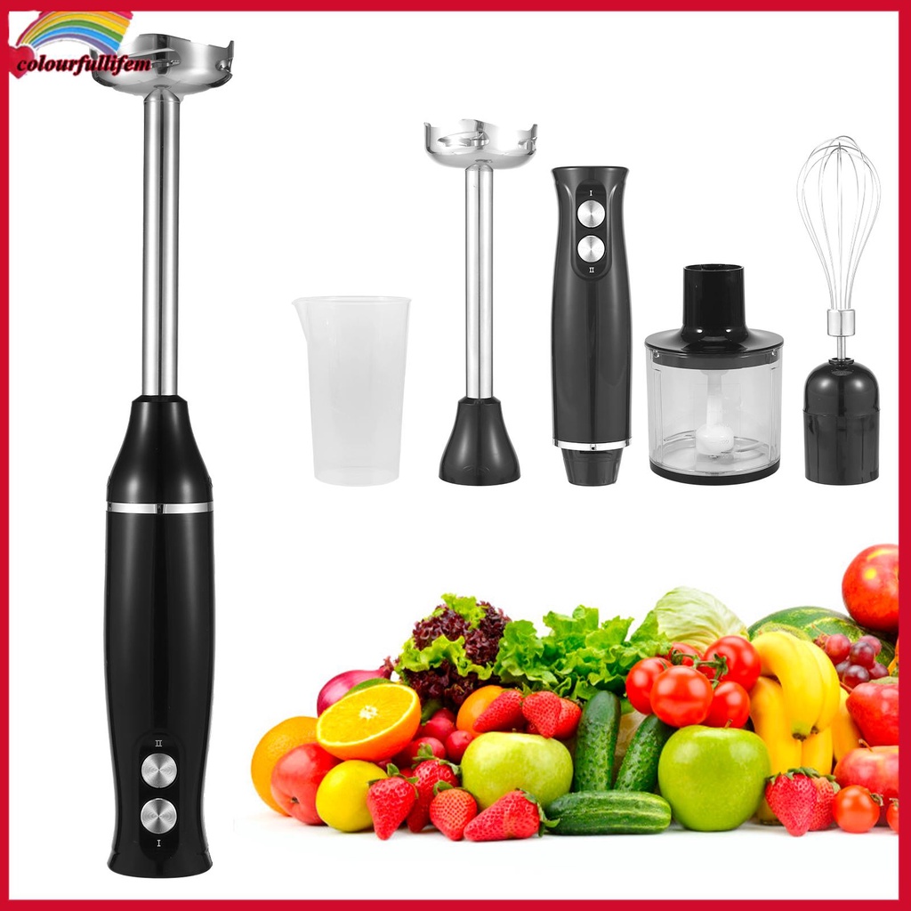 Immersion Hand Blender 2 Adjustable Speed Hand Stick Blender Detachable Stainless Steel Handheld ...