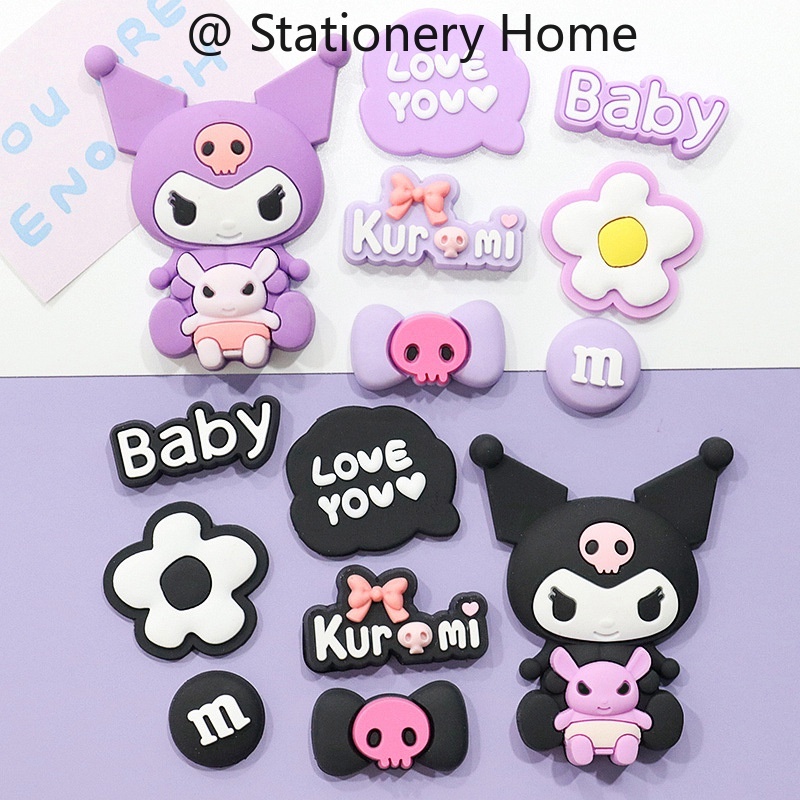 Large Cartoon Sanrio Kuromi Refrigerator Creative Decoration Magnet ...