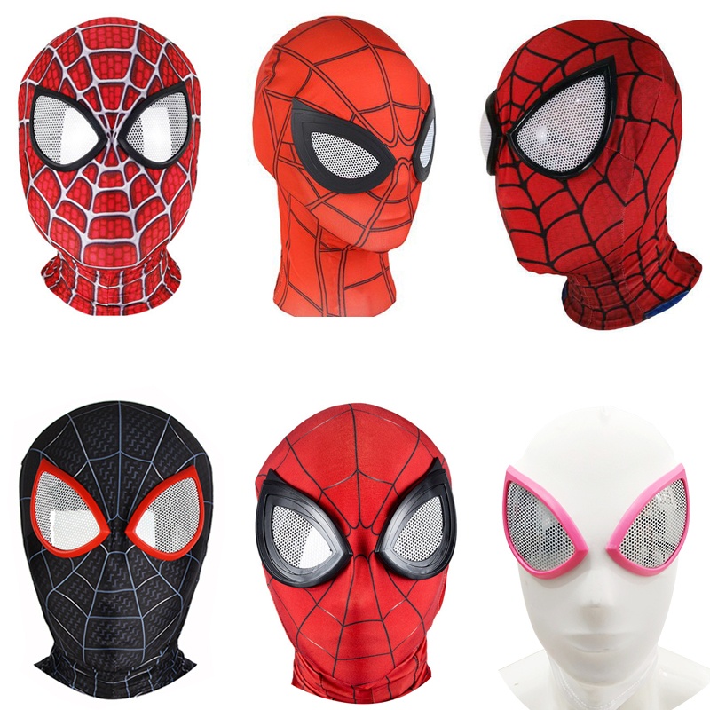 The Avengers Spider-Man Mask Remy Tony Head Mask Superhero Spider ...