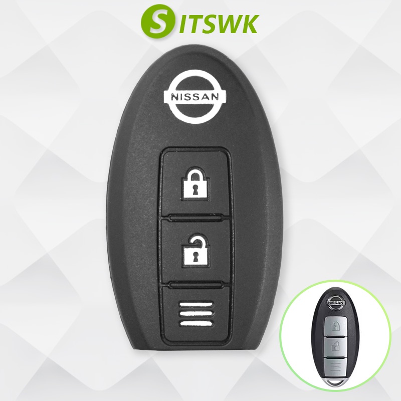 Silicone Car Remote Key Shell For Nissan Navara Almera Sentra Terra ...