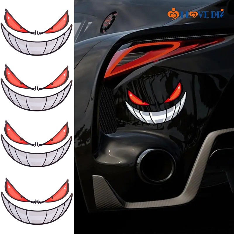 DIY Creative Devil Eye Modeling Automobile Waterproof Window Decal Car ...