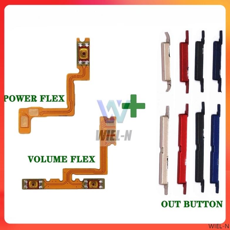 For OPPO A83 A1 side key output switch button cord power volume button ...