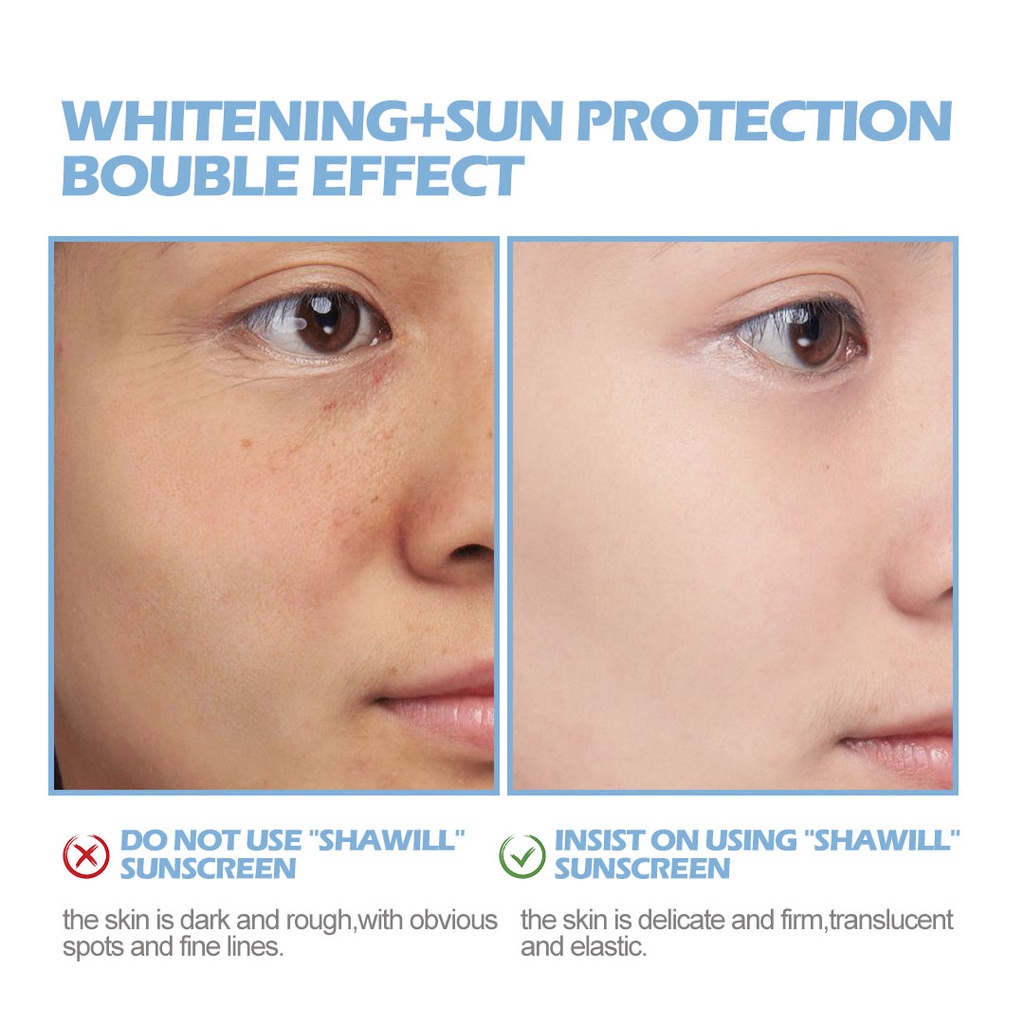 Shawill Sunscreen &Primer 2 in SPF50 PA+++ High Sun Protection Skin ...