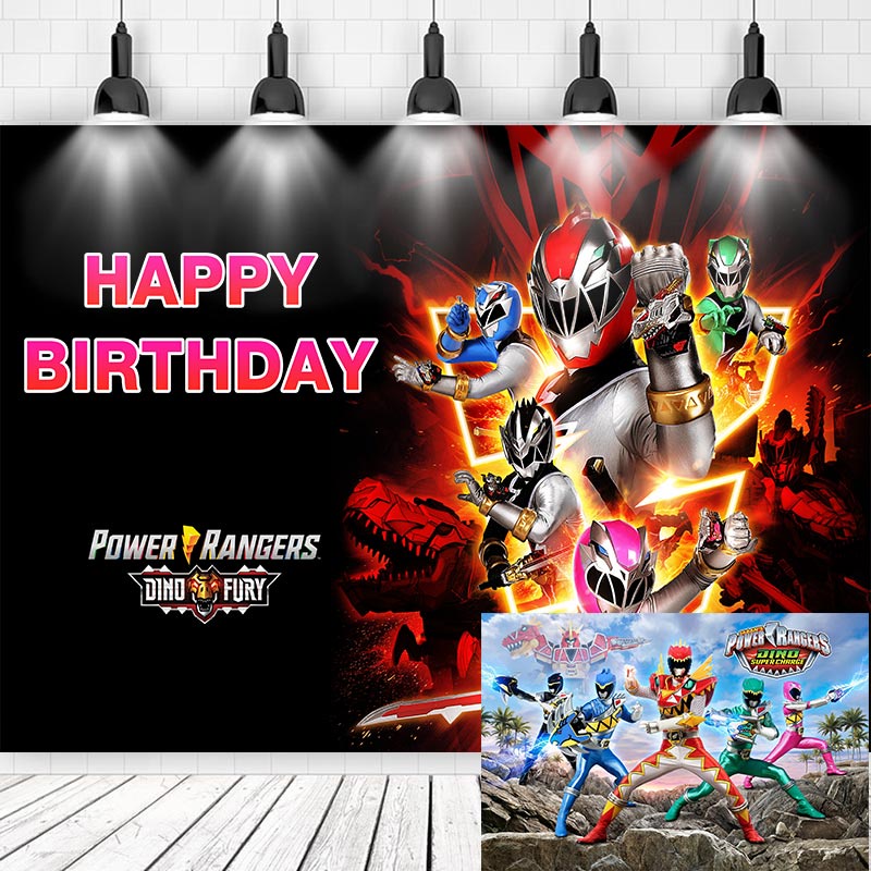 Power Ranger Backdrop For Photography Baby Shower Kids Children Girl ...