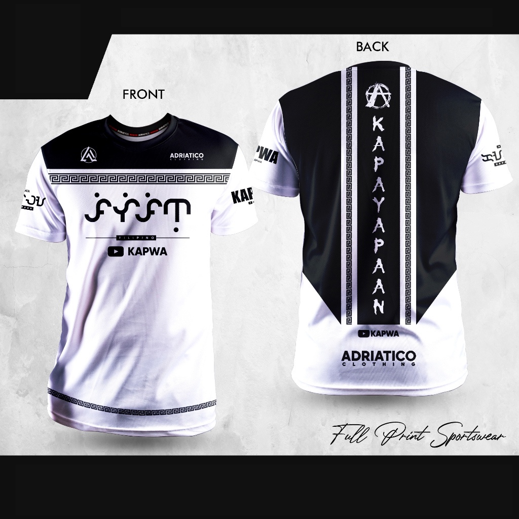 Adriatico x Filipino Rider Gen V2 Motojersey | MOTOVLOG | WHITE | Shopee Philippines