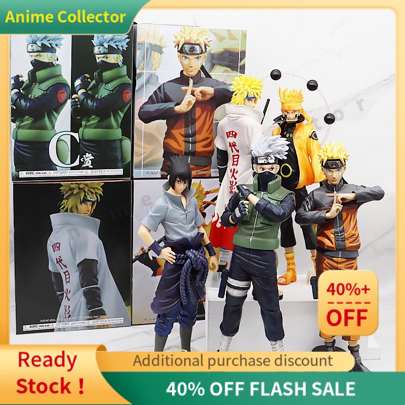 Adult Naruto Uzumaki Naruto Sasuke Kakashi Anime Garage Kits Model ...