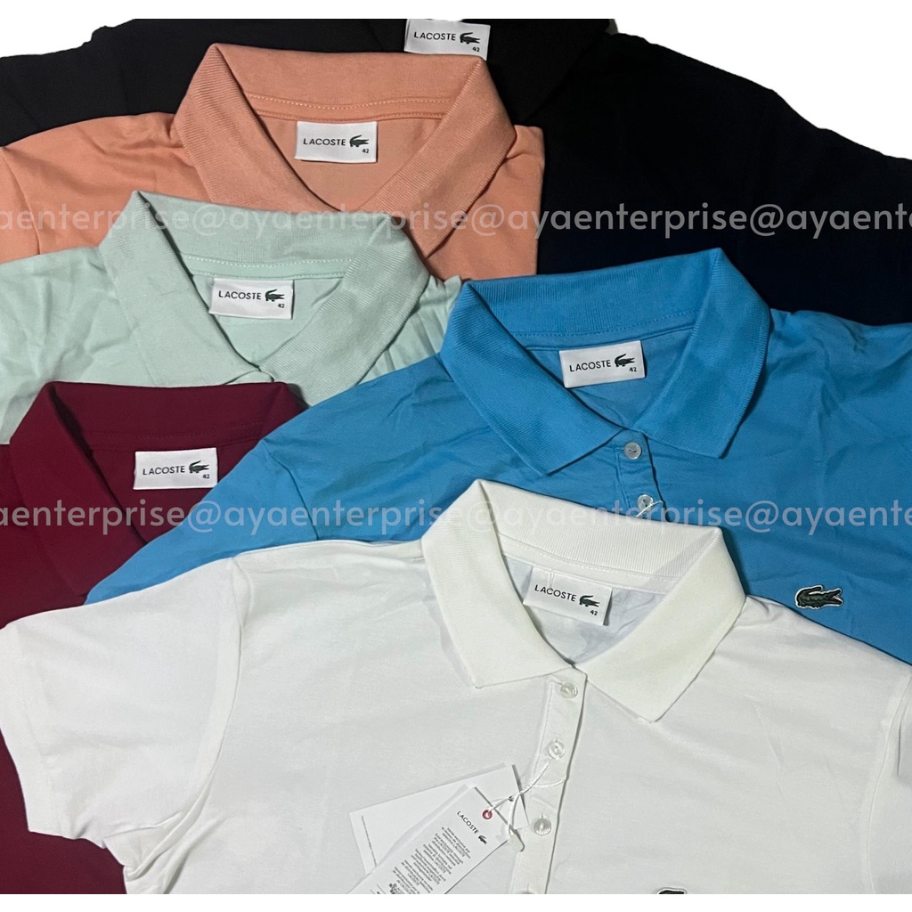 S1 - A178 | New Ladies Polo Shirt | Patch Minimalist Green Logo | w ...