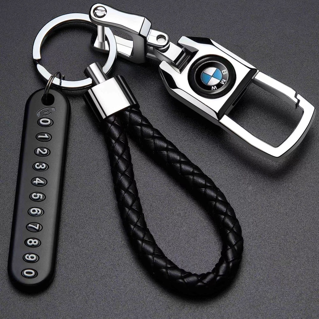 Car Keychain Creative Alloy Metal Keyring Key Chain Ring Gift For bmw 1 ...