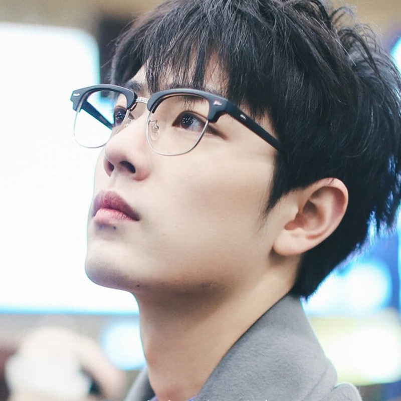 Metal Frame Anti-Blue Light Radiation Protective Glasses Female ...