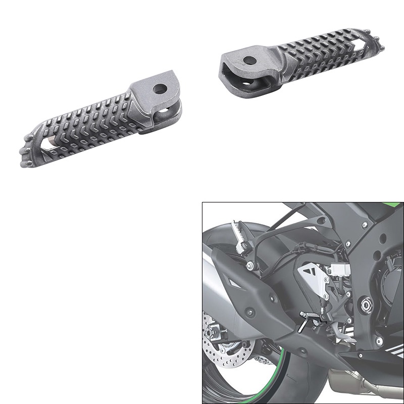 Motorcycle Front Driver Foot Pegs Footrest For Kawasaki Ninja ZX10R ...