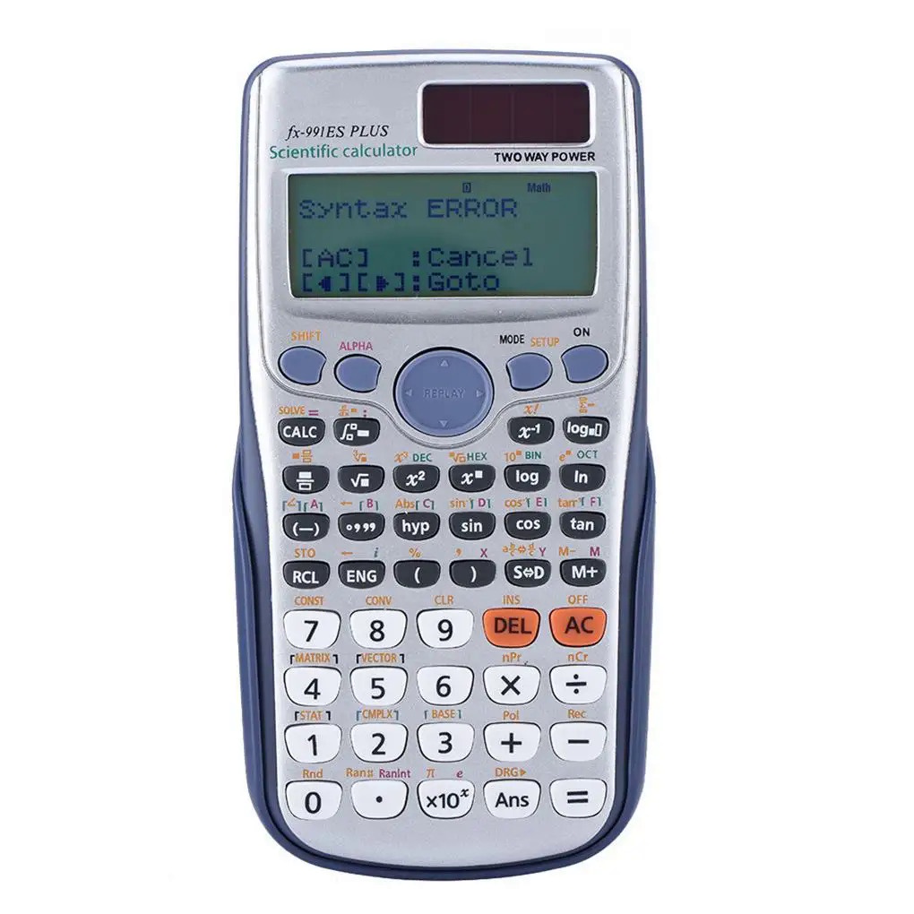 FX-991ES-PLUS Scientific Calculator 417 Functions Students Computer ...