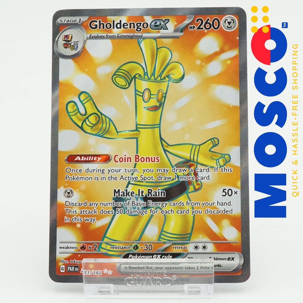 Gholdengo ex - 231/182 - Full Art Secret Rare Scarlet & Violet: Paradox ...