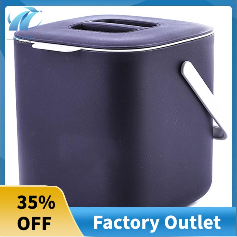 Superb Plastic Kitchen Food Waste Trash Can Compost with Drainer ...