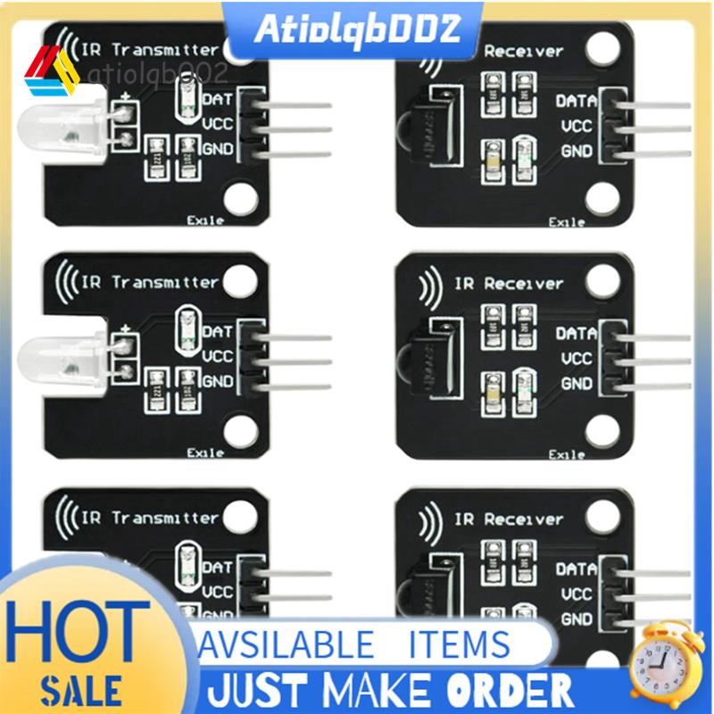 38Khz Ir Receiver Ir Transmitter Sensor Module Kit IR Digital 38KHz ...
